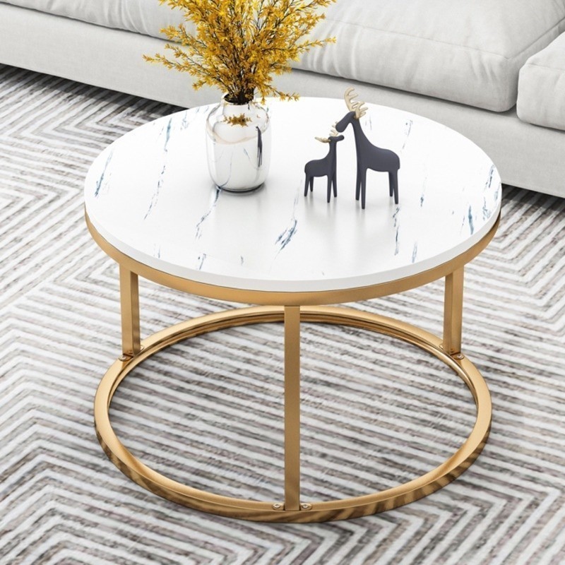 Coffee Table Modern Minimalist Small Family Living Room Nordic Round ...