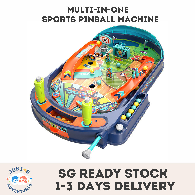 Kid's Multi-in-one Sports Pinball Machine Desktop Game Table ...