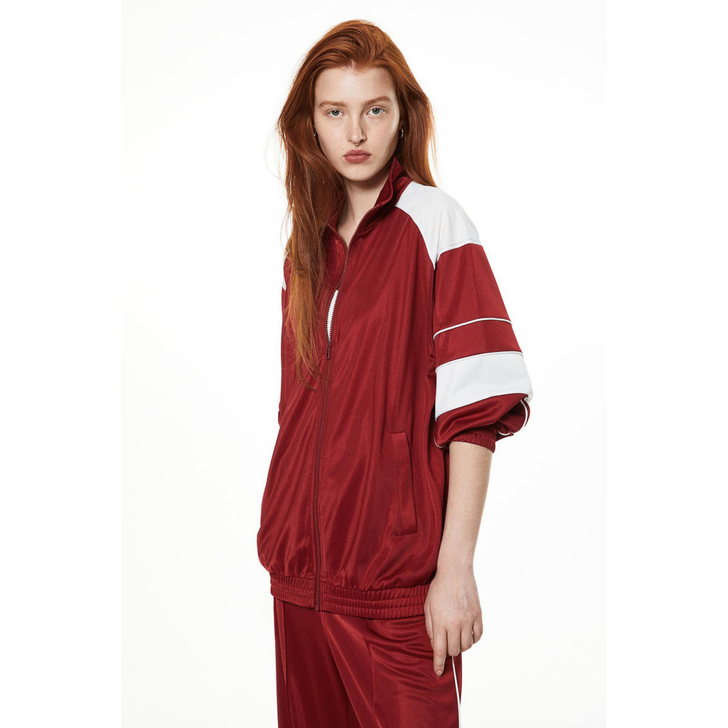 H&M - Oversized track jacket (Women) | Shopee Singapore