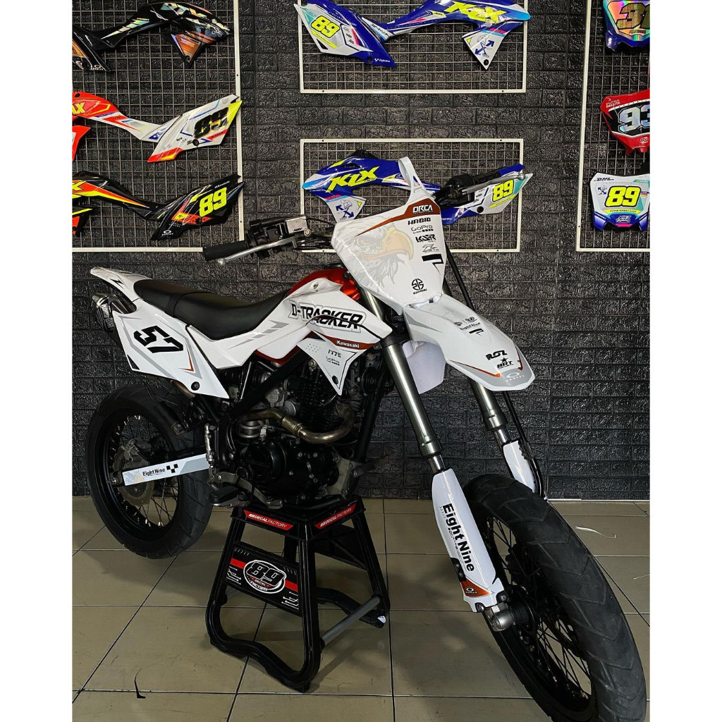 Decal/sticker D'Tracker/ CRF 150L-KLX BF- klxbf150L WR155/Gordon full ...