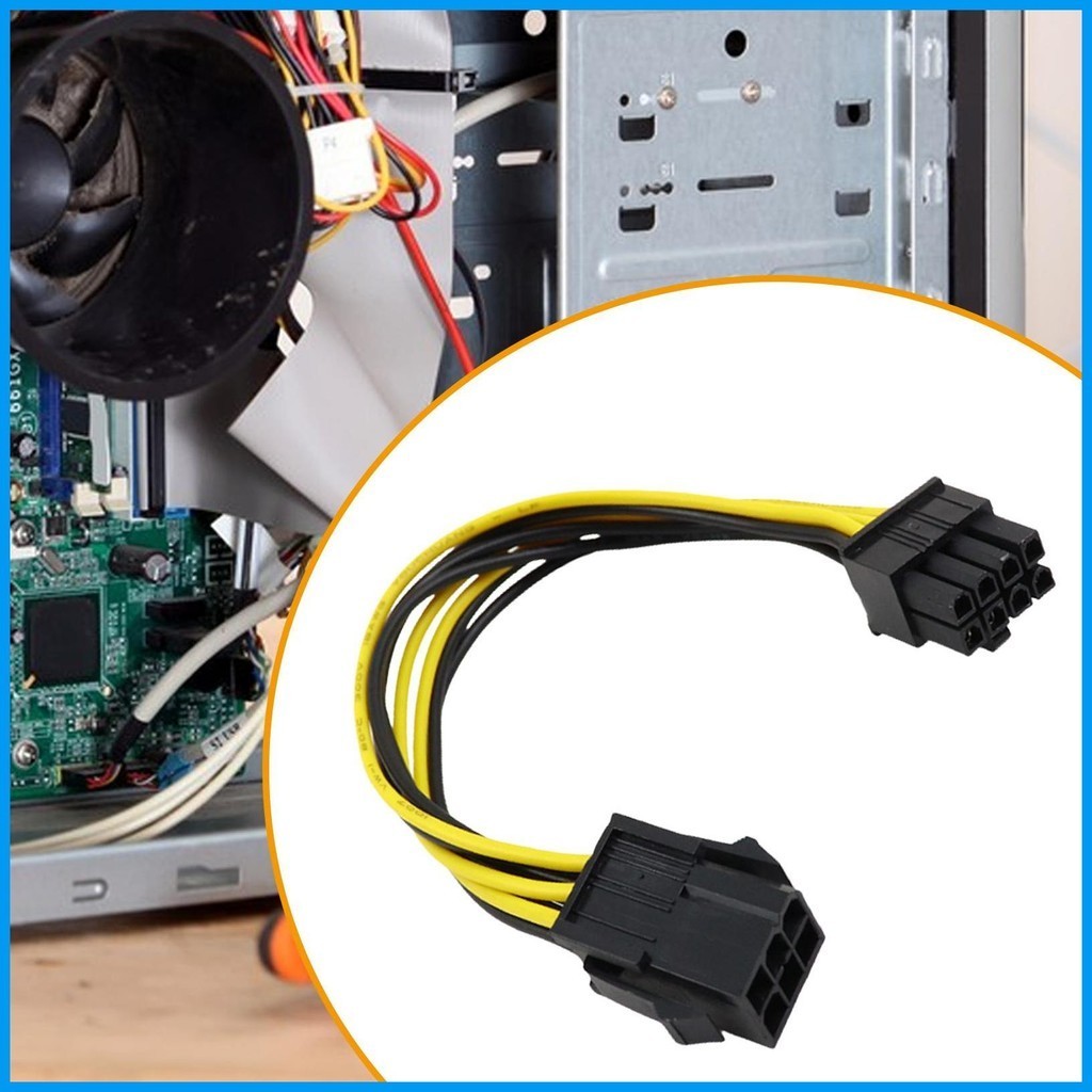 6 Pin To 8 Pin GPU Adapter PCI Express Cable PCIe Stable Converter ...