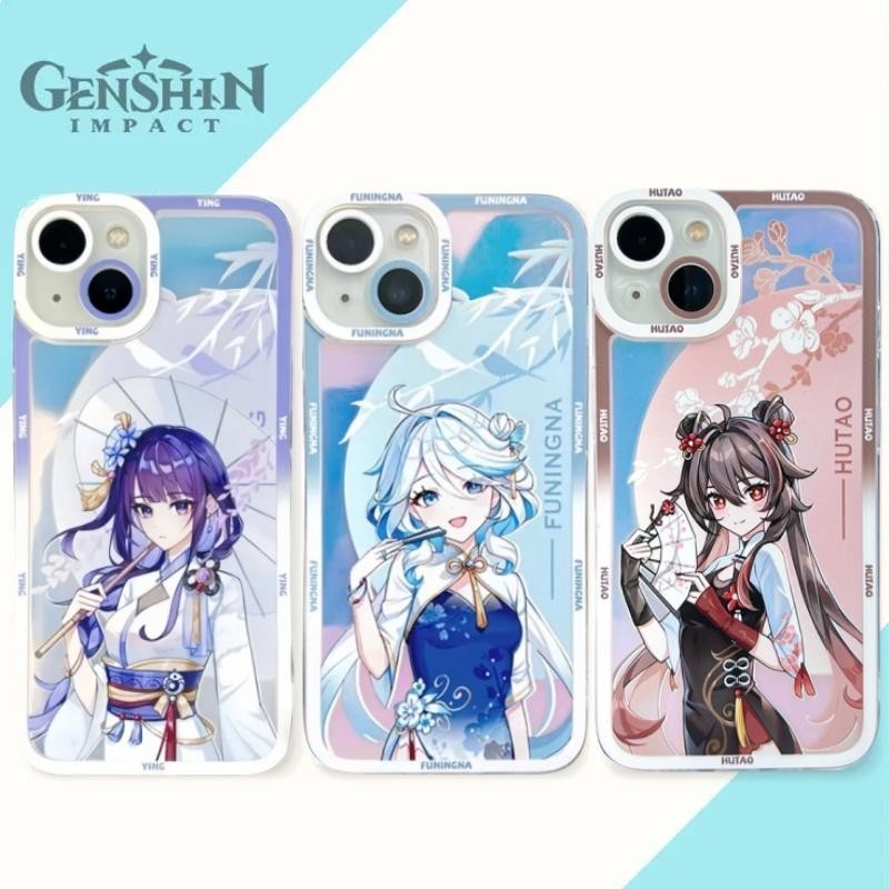 Genshin Impact Furina Hu Tao Lumine Phone Case For IPhone 15 Pro Max 14 ...
