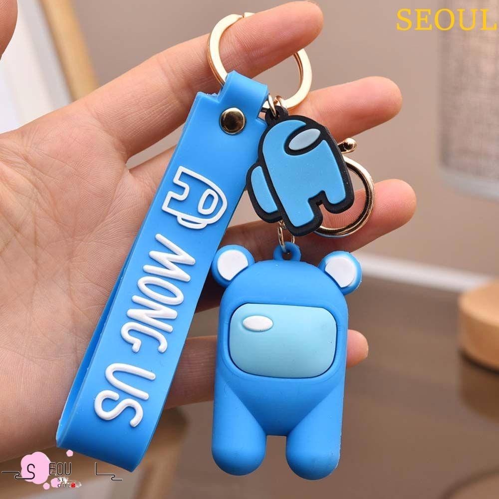 SEOUL Among Us Keychain Kids Gifts Halloween Car Interior Accessories ...