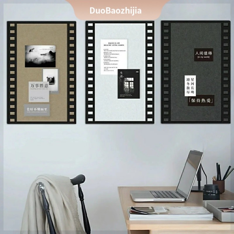 Film-Style Multi-Purpose Wall Board felt board cork Board for Home ...