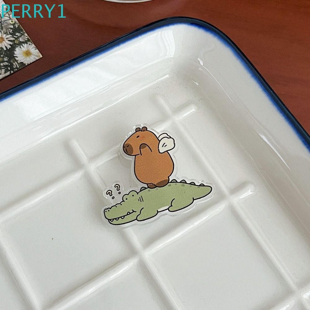 PERRY1 Acrylic Capybara Pin, Breastpin Cute Capybara Brooch, Jewelry ...