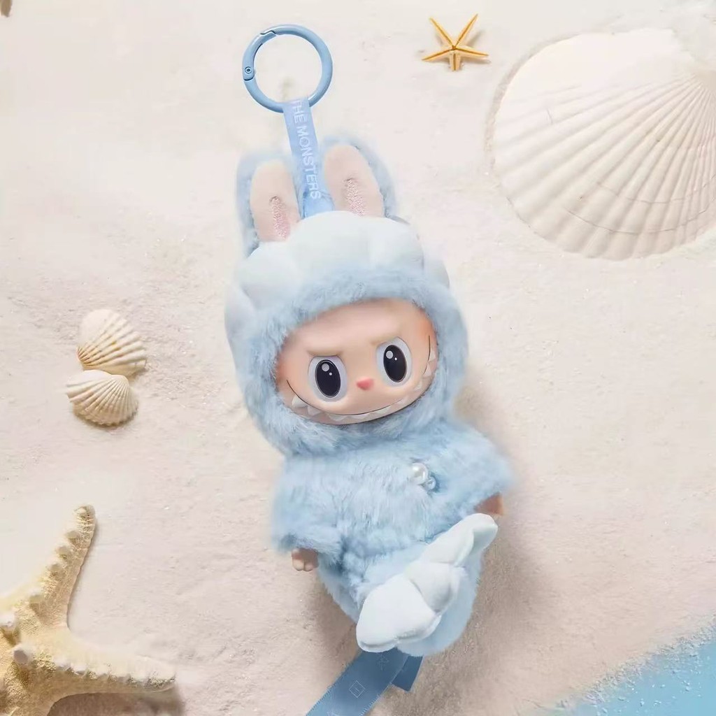 Labubu Singapore Pop mart LABUBU Mermaid Merlion Limited Plush Pendant ...