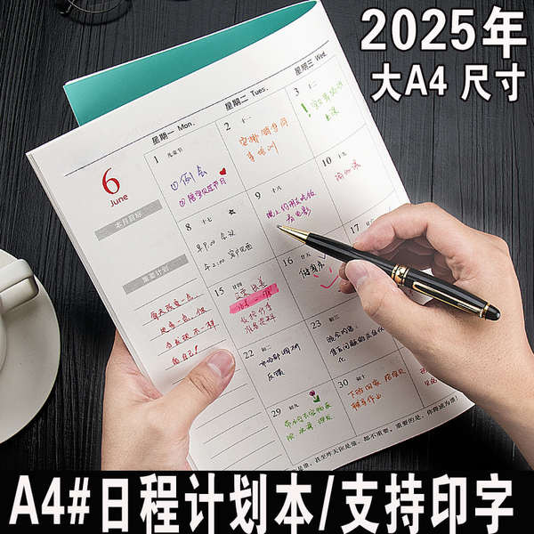 2025 planner 2025 Work Secretary Record Notepad 2024 Weekly Calendar ...