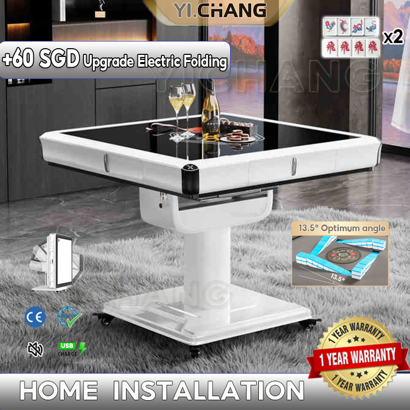 Byto Automatic Mahjong Table Ultra Slim Elevator/Roller Coaster Auto ...