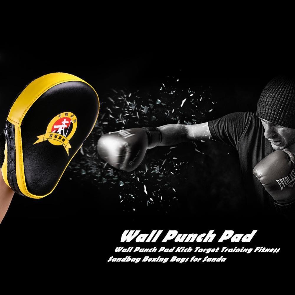 PU Boxer Pad Hand Target MMA Punch Pad for Boxing Training(Yellow ...