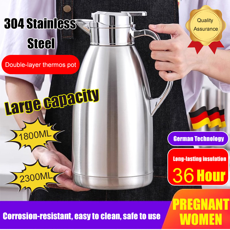 Longterm insulation Vacuum pot thermos flask keep cold Sealed and ...