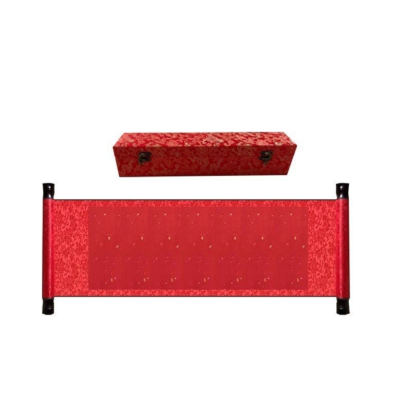 Wedding Marriage Certificate Blank Scroll Invitation Handwritten Paper ...