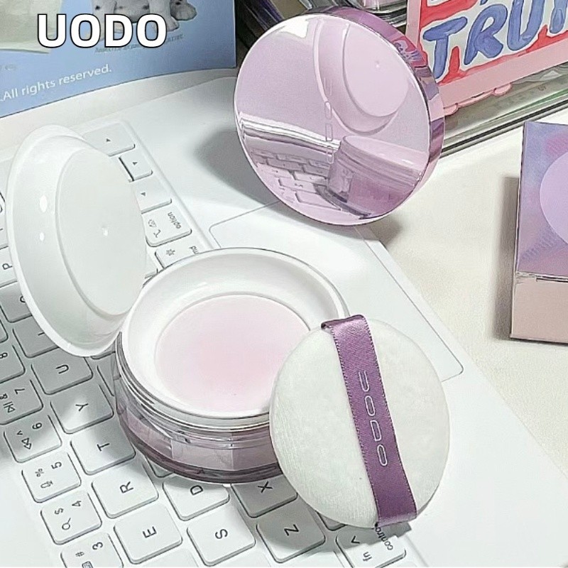 UODO Loose Powder Purple New 散粉定妆粉补妆粉不飞粉新款 Setting Powder Waterproof ...