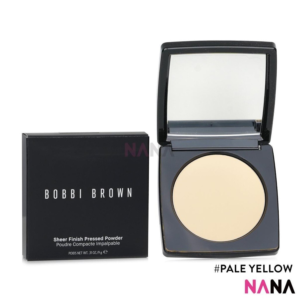 BOBBI BROWN Sheer Finish Pressed Powder 01 Pale Yellow 9g | Shopee ...