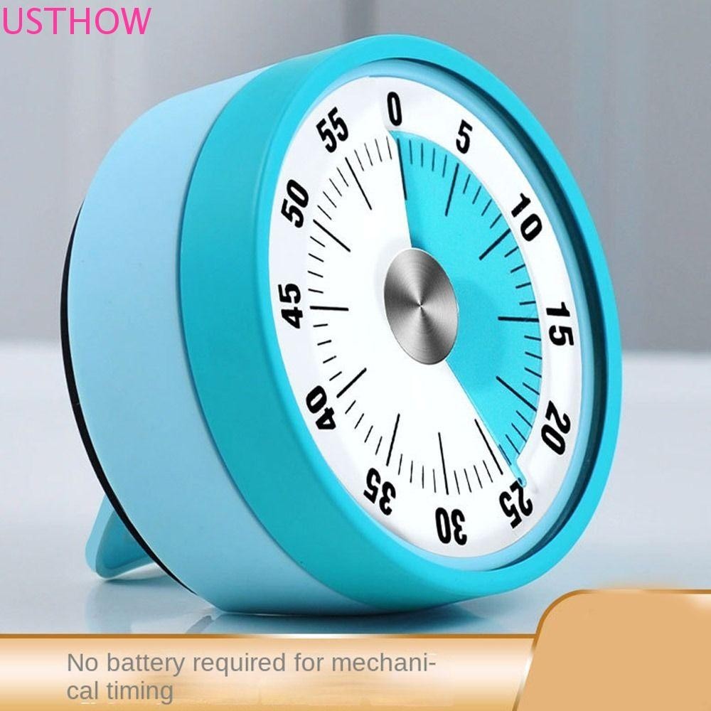 USTHOW 60-Minute Visual Timer, Stopwatch Alarm Clock Self-discipline ...
