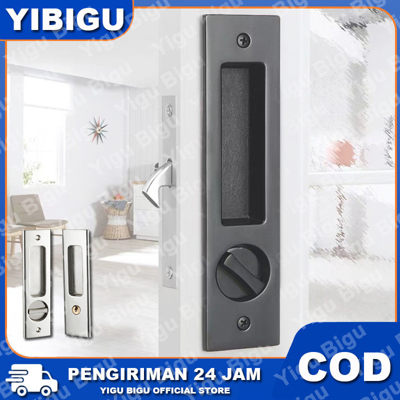 KAYU Balcony Embedded Sliding Door Lock Square Sliding Door Lock ...
