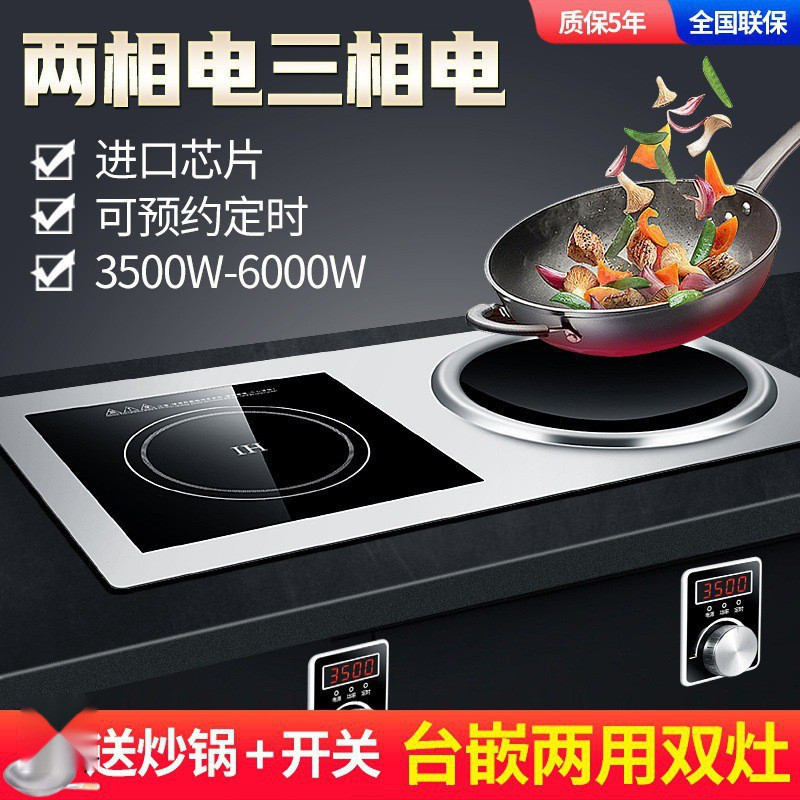 TP-8 Embedded Induction Cooker Double Burner High Power Induction ...