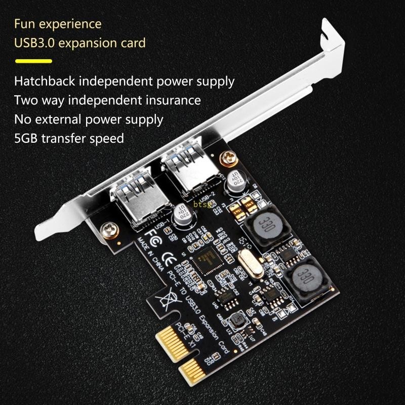 BT PCI for Express 1x to 16x Powered Riser Adapter Card USB 3 0 PCI-E 1 ...