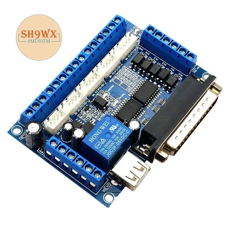 Driver Board Engraving Machine 5 Axis CNC Breakout Board with Optical Coupler for Stepper Motor ...