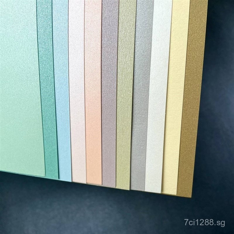 New Morandi Color Series A4Double-Sided Pearl Color Paper250g Greeting ...