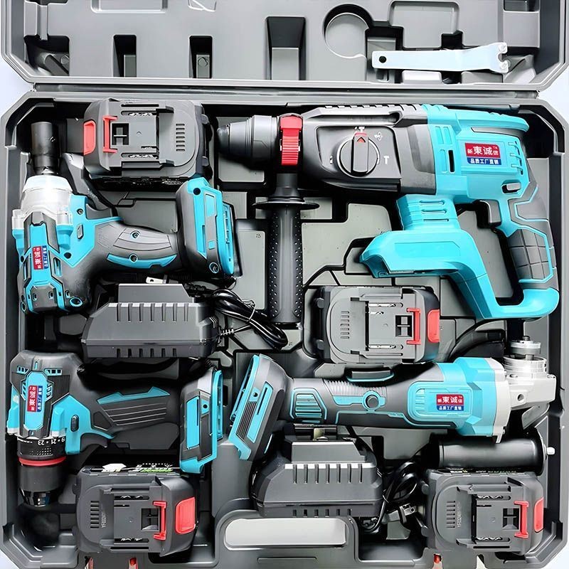 [Shop Hot Sale]Dongcheng Lithium Battery Tool Set Rechargeable Lithium ...