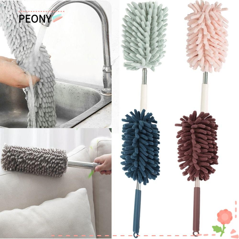 PEONIES Microfiber Duster 0.8m Anti-static Extendable Handle Catcher ...