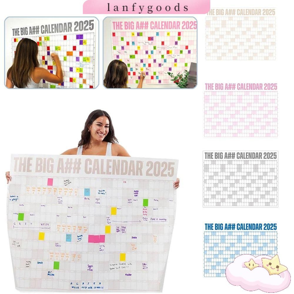 LANFY The Big A## Calendar, Schedule Organizer with Pen and Adhesive ...