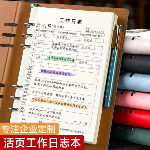 2025 planner Work Diary Book 2025 New Style Loose-leaf Notebook ...