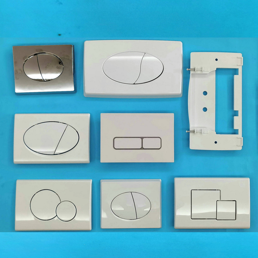 W8Concealed Flush Tank Accessories Panel Flush Button In-Wall Mounted ...