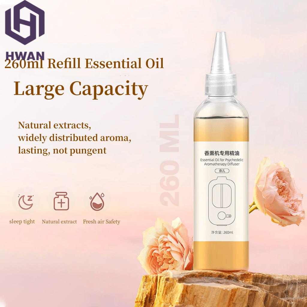Aromatherapy Refill Essential Oil Aroma Diffuser Refill Liquid 260ml Perfume Dedicated Household ...