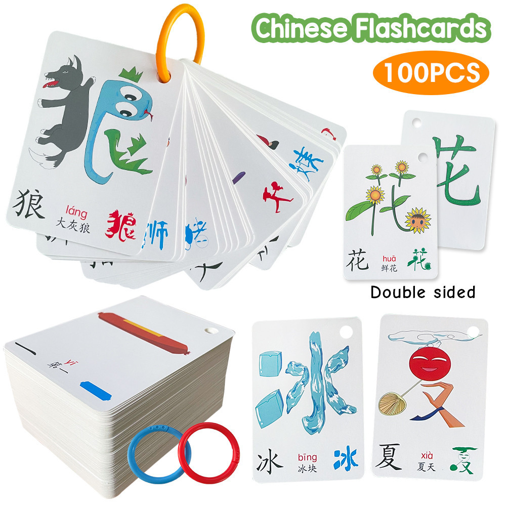 Children Learning Chinese Characters Spelling Flashcards with Pinyin ...