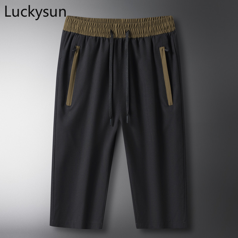 [S-8XL] Short Pants Men Loose Plus Size 3/4 Pants Men Summer Breathable ...