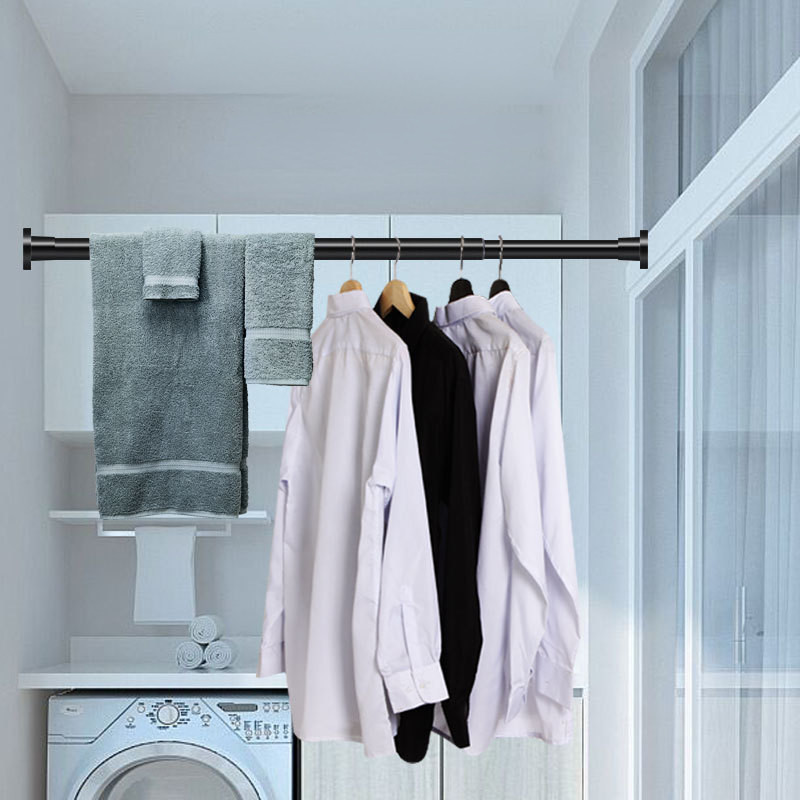 Perfect Bath Adjustable Telescopic Curtain Rod Clothesline Pole Shower ...