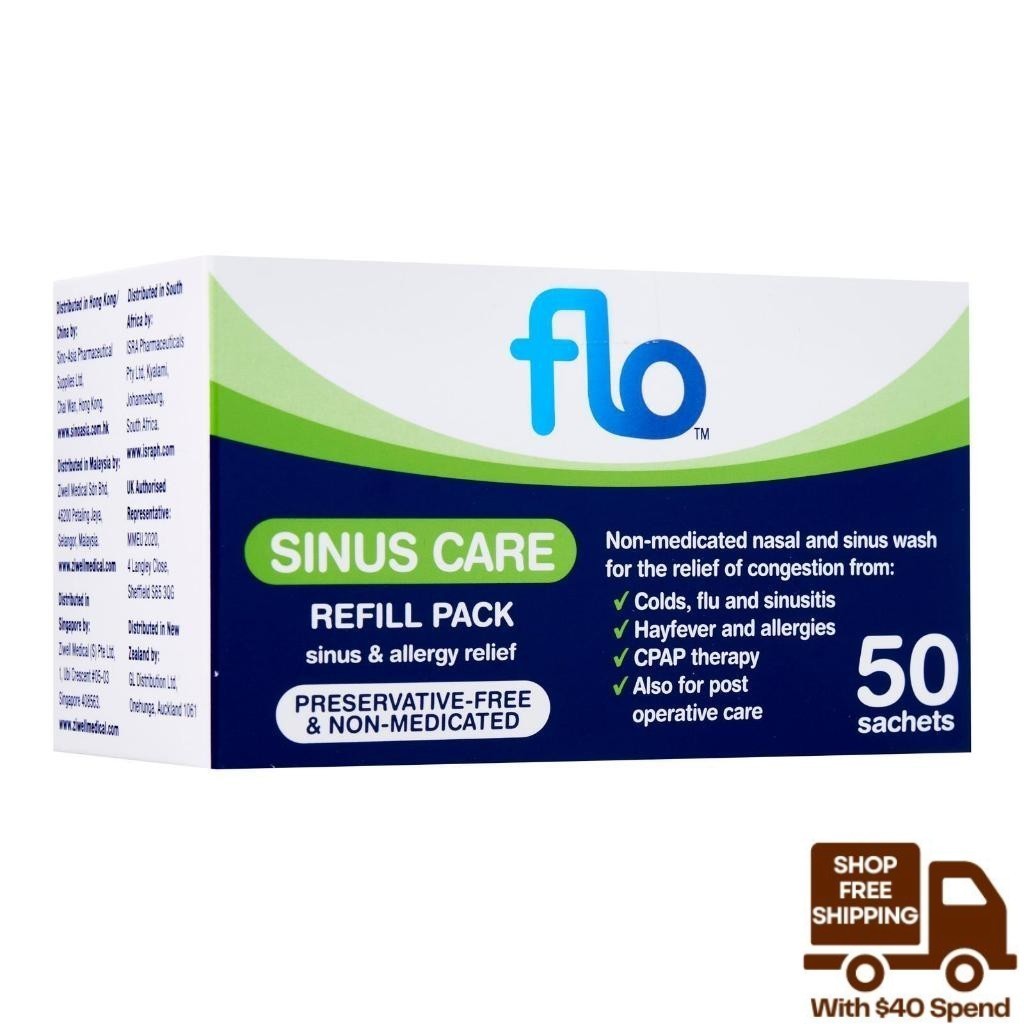 FLO Sinus Care Refill Pack 50 Sachets | Shopee Singapore