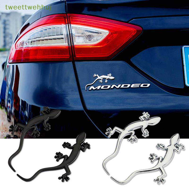 tweettwehhuj 1PC Reflective Car Metal Truck Sticker Lizard Gecko Decal ...