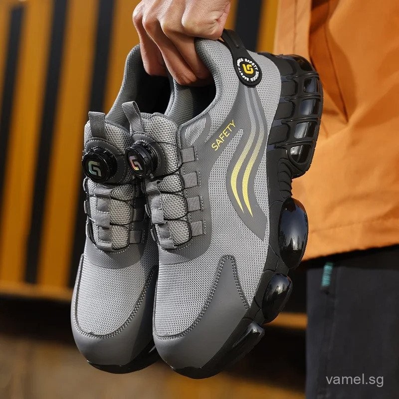 2025 Security Steel Toe Shoes For Men Anti-Smash Anti Puncture Work ...