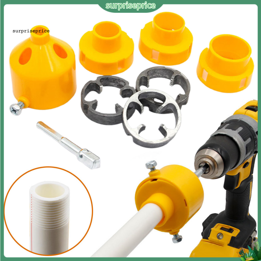 surpriseprice| Pipe Threader Tool Pvc Pipe Threading Kit Professional ...