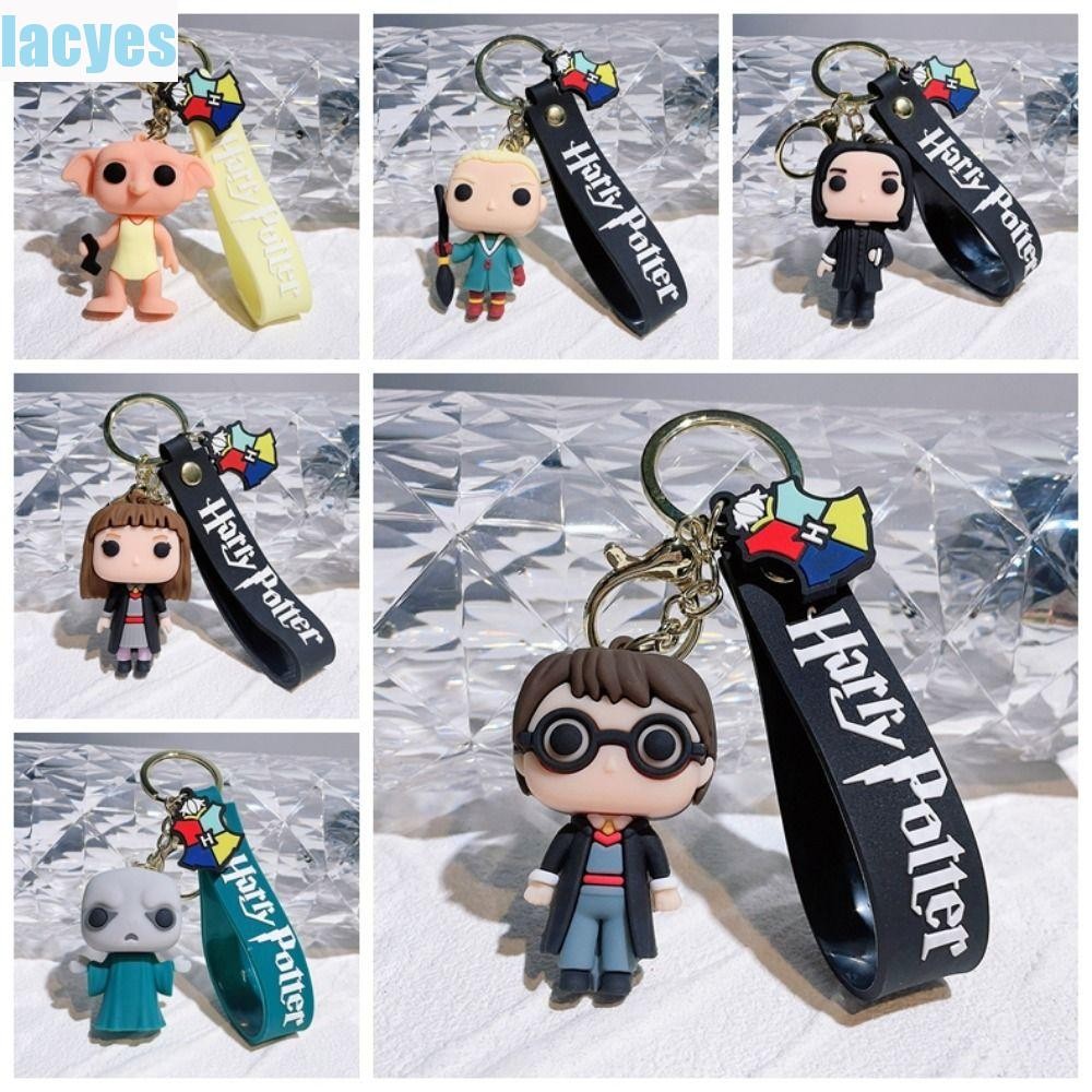 LACYES Ron Hermione Snape Keyring, Harri Potter Malfoy 3D Harri Potter ...