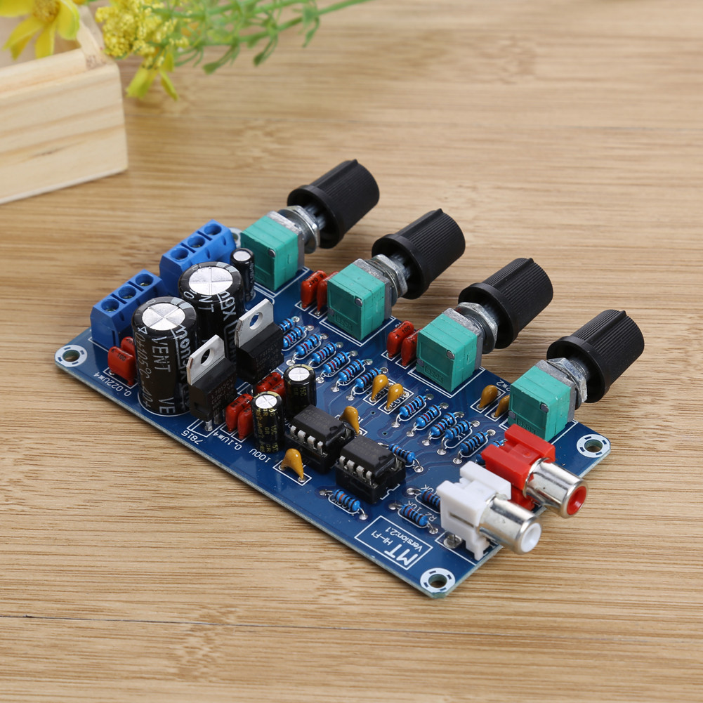 NE5532 OP-AMP HIFI Amplifier Preamplifier Volume Tone EQ Control Board ...