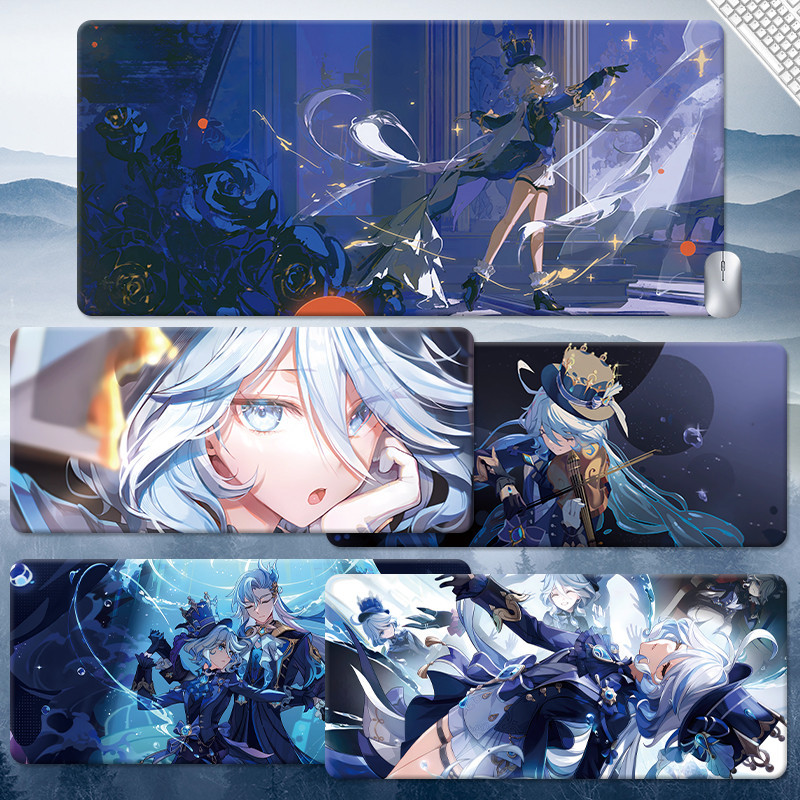 Furina Mouse Pad Furina Mouse Pad Furina Yuanshen Small Oversized Table ...