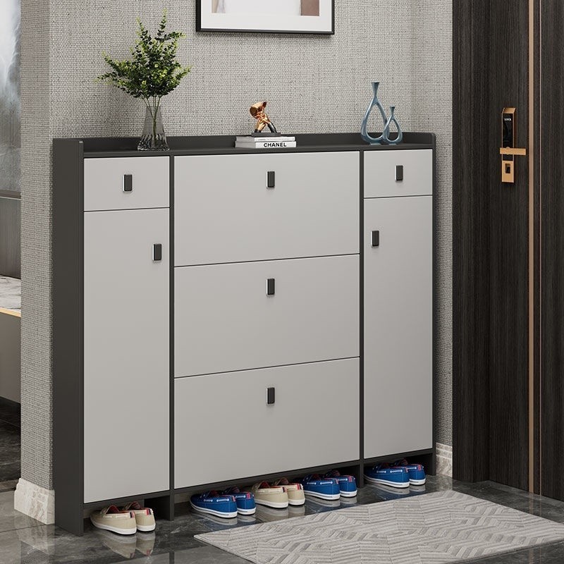 Slim Large Capacity Living Room Storage Modern Simple Shoe Flip Door ...