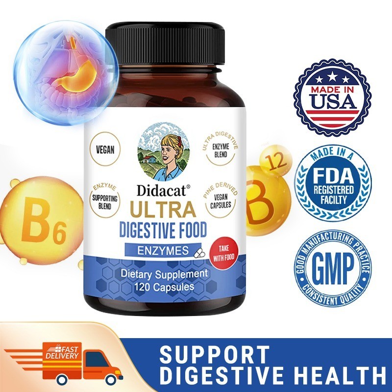 Digestive Enzymes | Gut Health Support Supplement | Amylase Digestion ...
