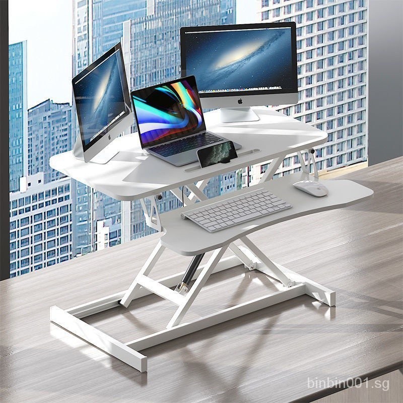 Foldable Table Study Table Ergonomic Standing Height Adjustable Table ...