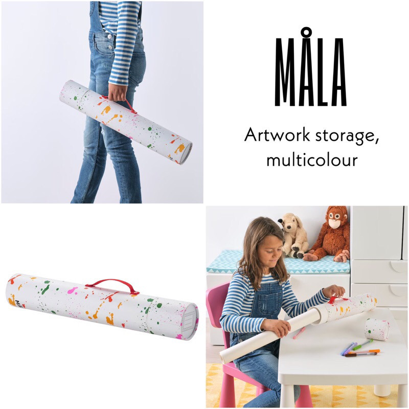 Mala Paper Storage Holder Artwork Assorted Colors Storage Tube Storage ...