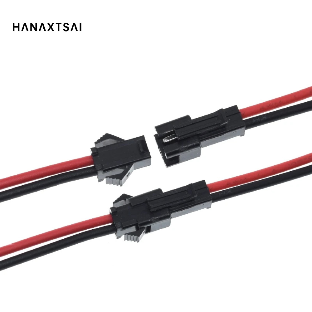 1 5 Pairs 15cm Long JST SM 2Pins Plug Male to Female Wire Connector For Diy (1 Pair SM Pair Wire ...