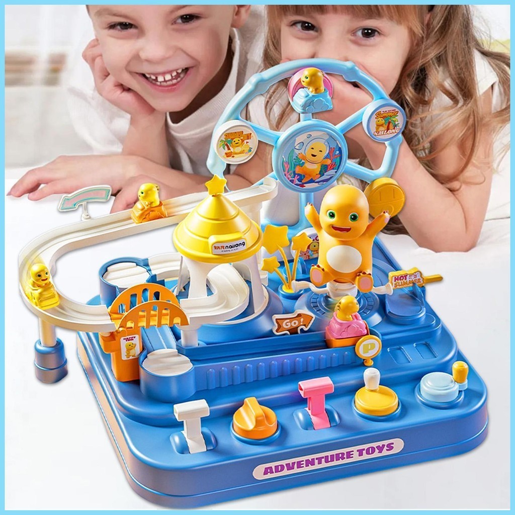 Race Car Track Toy Toddler Race Track Slalom Track Car Toy Safe Track ...