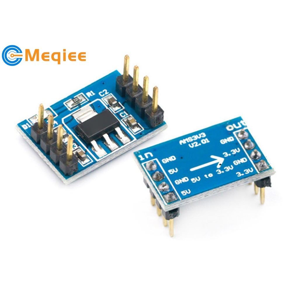 AMS1117 5V to 3.3V DC-DC step-down power supply module dual channel voltage regulator | Shopee ...