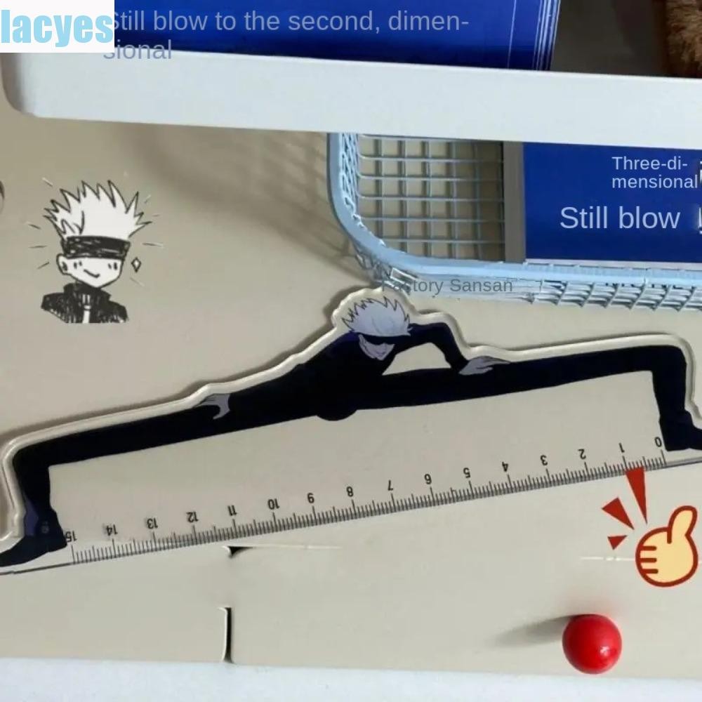LACYES Gojo Transparent Ruler, 15cm Animation Peripheral Jujutsu Kaisen ...