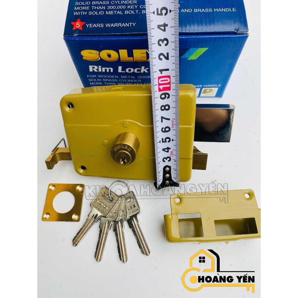 Iron and aluminum gate lock, outdoor door lock, Solex gate lock - USA ...