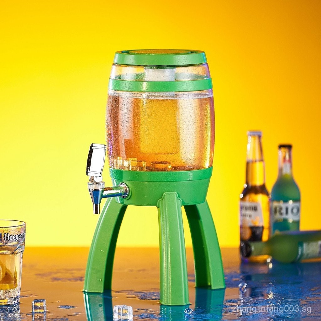 SG Wine Cannon3Colorful Light-Up Beverage Dispenser Beer Keg Commercial ...