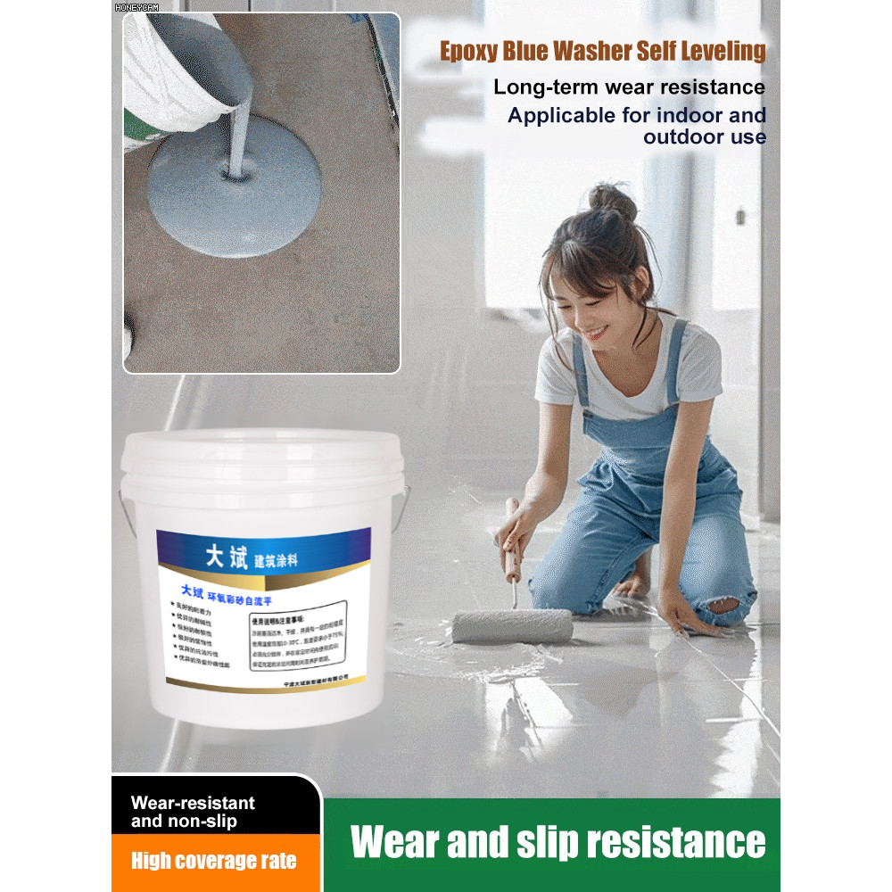 Green/0 Formaldehyde High Hardness Floor Paint Floor Coating Danhong ...